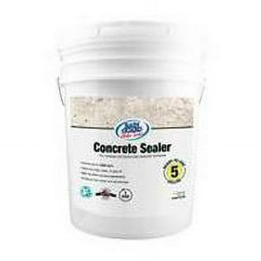 Satin Clear, Seal-Krete Clear-Seal Concrete Protective Sealer, 5 Gal ...