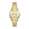 Fossil Women's Scarlette Three-Hand Date, Gold-Tone Stainless Steel ...
