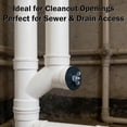 3 Inch Mechanical Cleanout Gripper Plug, ABS Expansion Pipe Test Plug ...