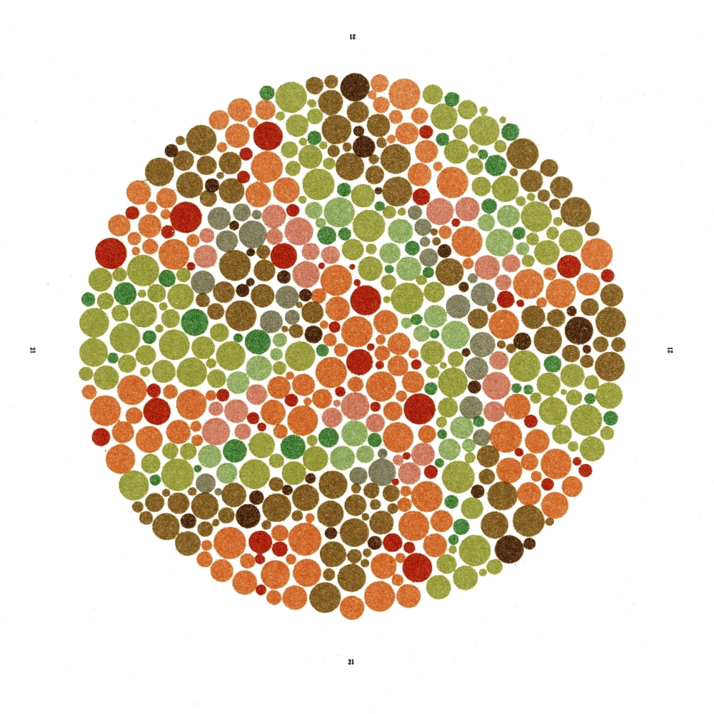 Ishihara Color Blindness Test Poster Print by Science Source - Walmart ...