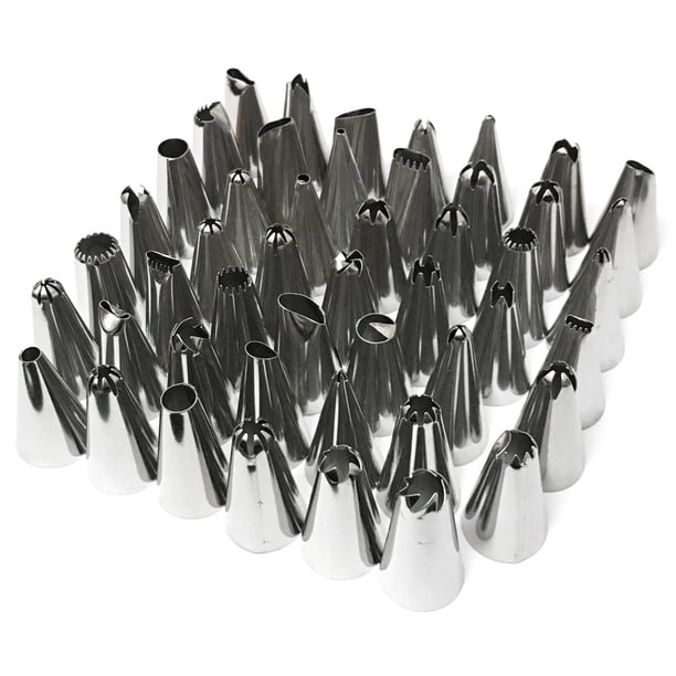 Xingzhi 48pcs Piping Tips Set Stainless Stainless Steel Piping Tips ...
