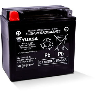 Yuasa Ytx14 Bs Maintenance Free 12 Volt Battery - Walmart.com