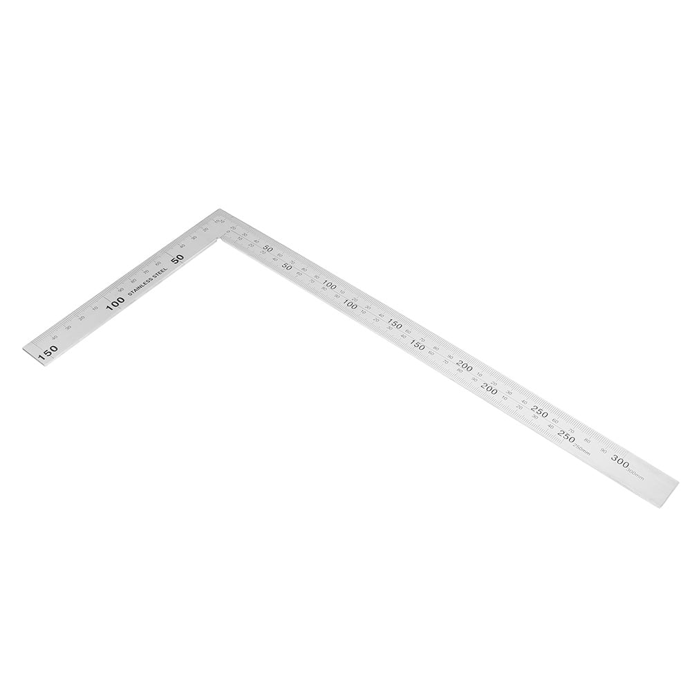 Click here for Staiysm Metal Square Ruler stainless Steel 300x150... prices