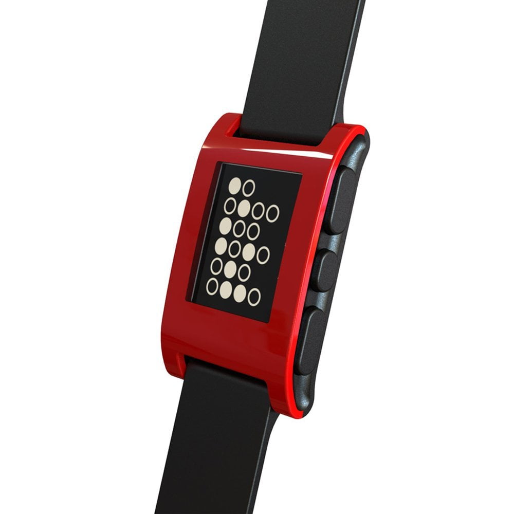 Pebble Watch Red