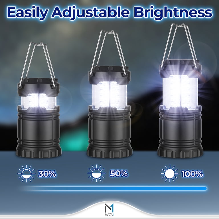 Indoor Emergency Lanterns DIBMS 2 Pack Solar Camping Lantern,