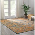 Nourison Passion Traditional Teal/Sun 8' x 10' Area Rug, (8x10 ...