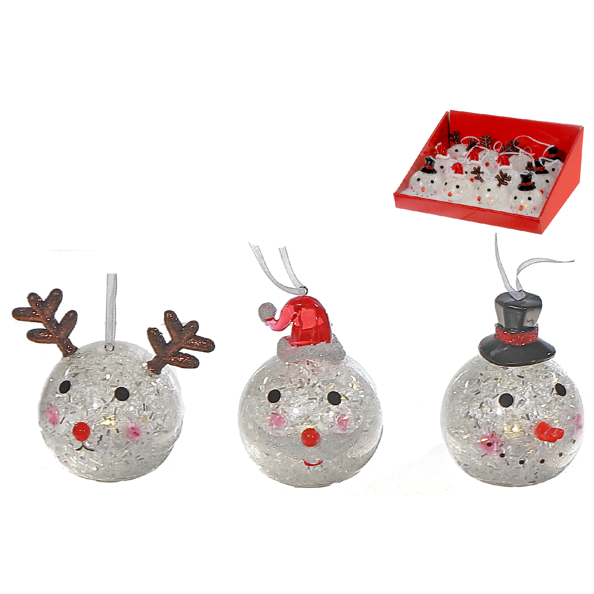 Click here for Ih Casadécor Led Round Face Ornaments (Asstd) (12/... prices