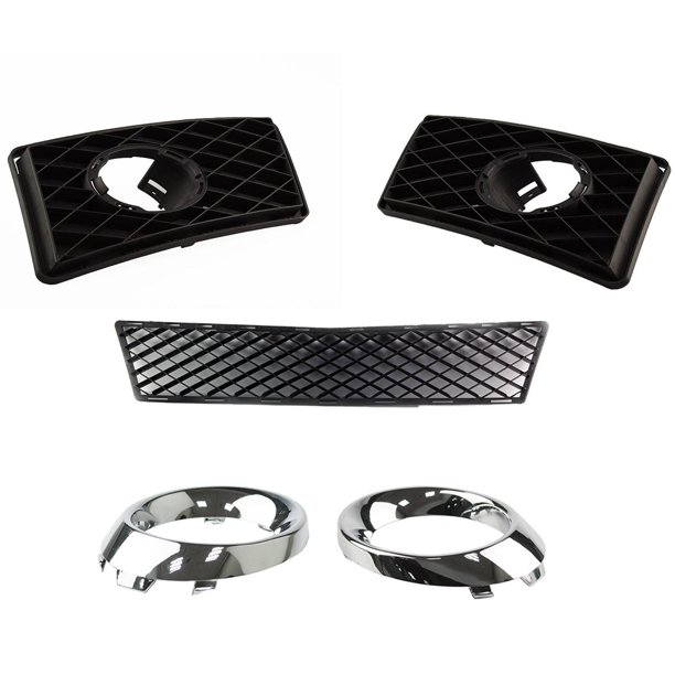 AUTOPA 2048851723 Front Lower Center Bumper Cover Grille w/ Fog Lamp ...