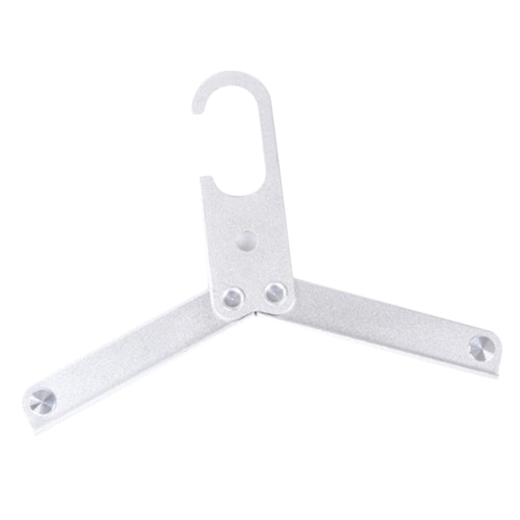 Folding Travel Hanger - 3 Section Design, Collapsing Clothing Hanger ...