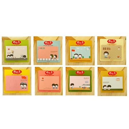 Self Notes Cute Cartoon Notes Portable 20 Sheet Self Stick Notes ...