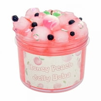 Jelly Cube Crunchy Slime Clear Slime Kit,Crystal Slime, Soft, Non ...