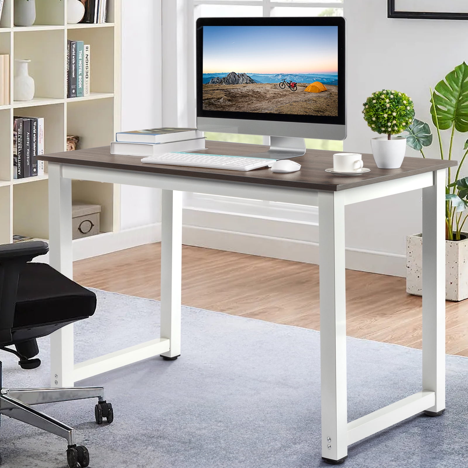 Ktaxon Wood Computer Desk PC Laptop Study Table Workstation Home Office ...