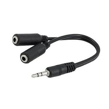 Video Y Adapter, Black - Walmart.com