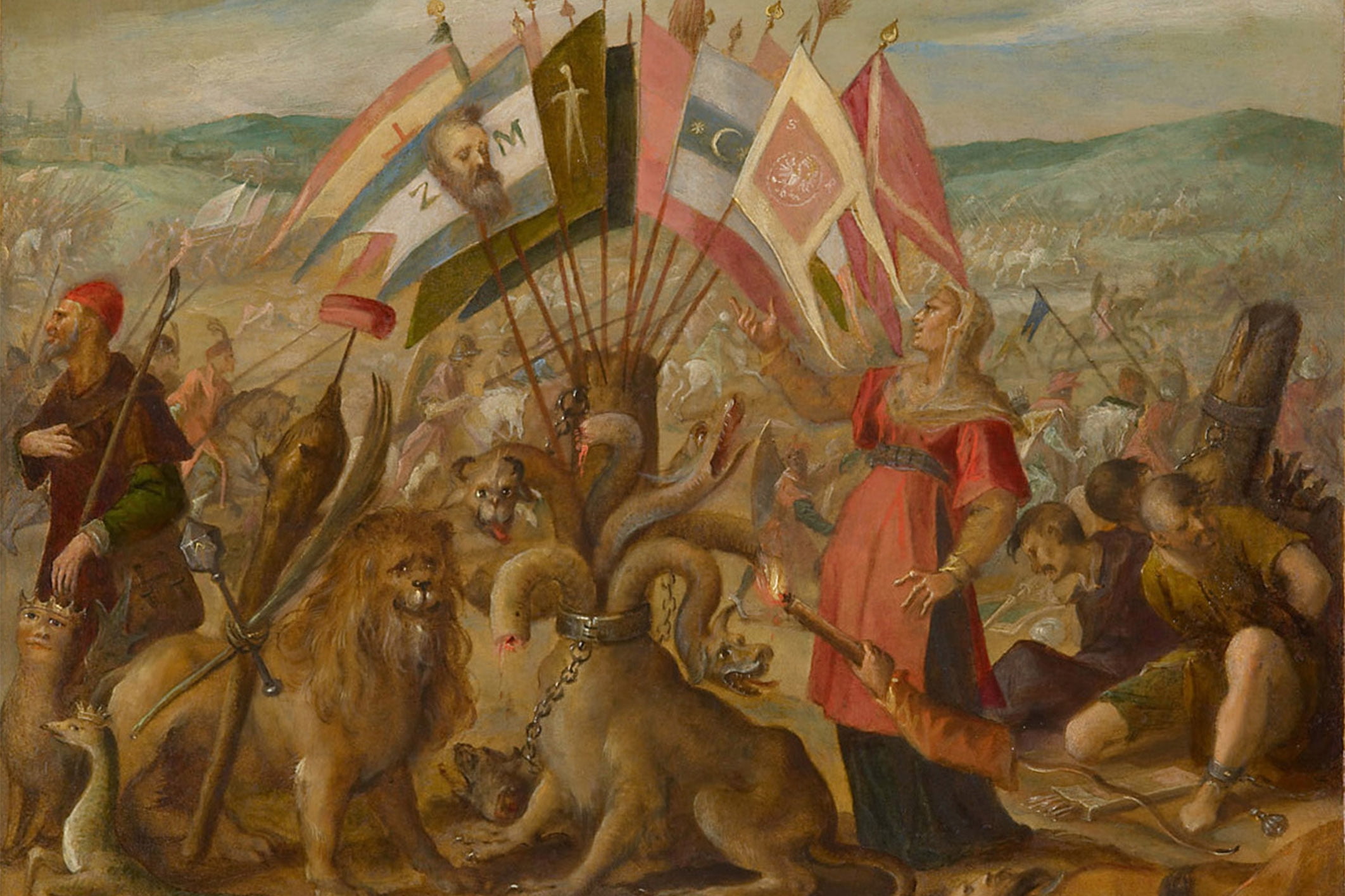 24x36 gallery poster, Allegory of the Turkish war, the Battle of ...