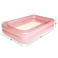 Funsicle Rose Pink Blissful Inflatable Family Swimming Pool ...