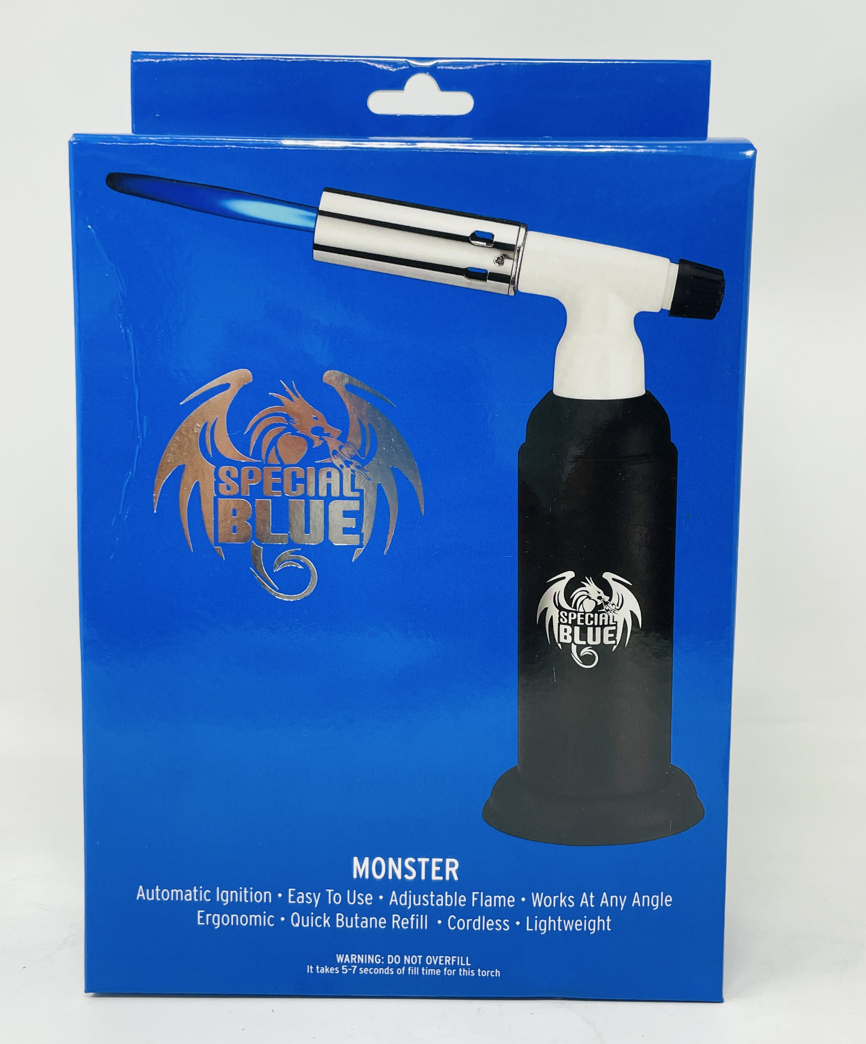 Professional Special Blue Butane Torch Monster Automatic Ignition,Easy ...
