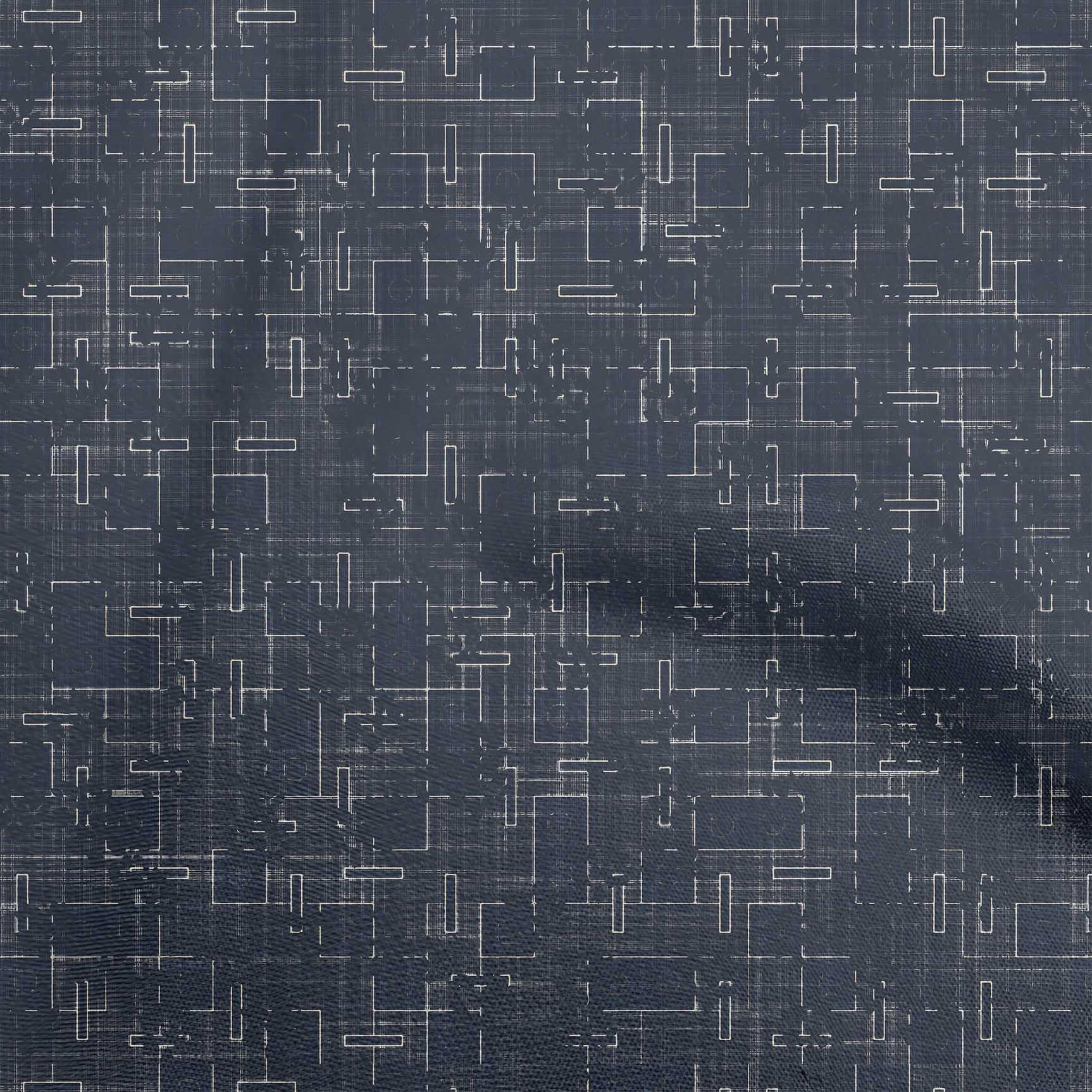 oneOone Cotton Poplin Black Fabric Geometric Quilting Supplies Print ...