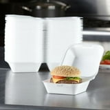 Walmart Foam Hinged Lid To-Go Container, 6 in., Soak-Proof, Take Food ...