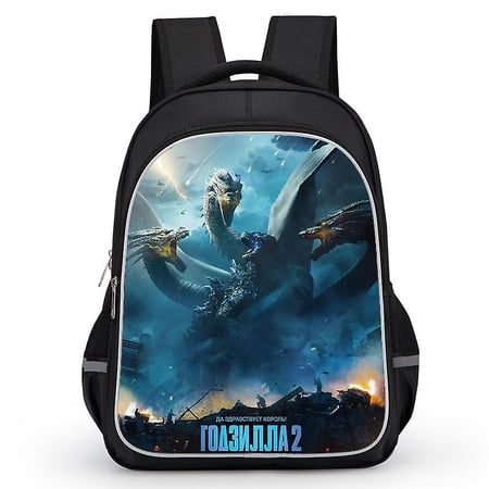 Godzilla Print School Bag Kids Waterproof Backpack | Walmart Canada