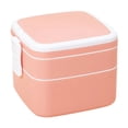 Beautynvta Lunch Box for Adults, Double Layer Portable Lunch Containers ...