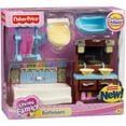 Fisher-Price Loving Family Bathroom Play Set: Dollhouse Accessories Toy ...