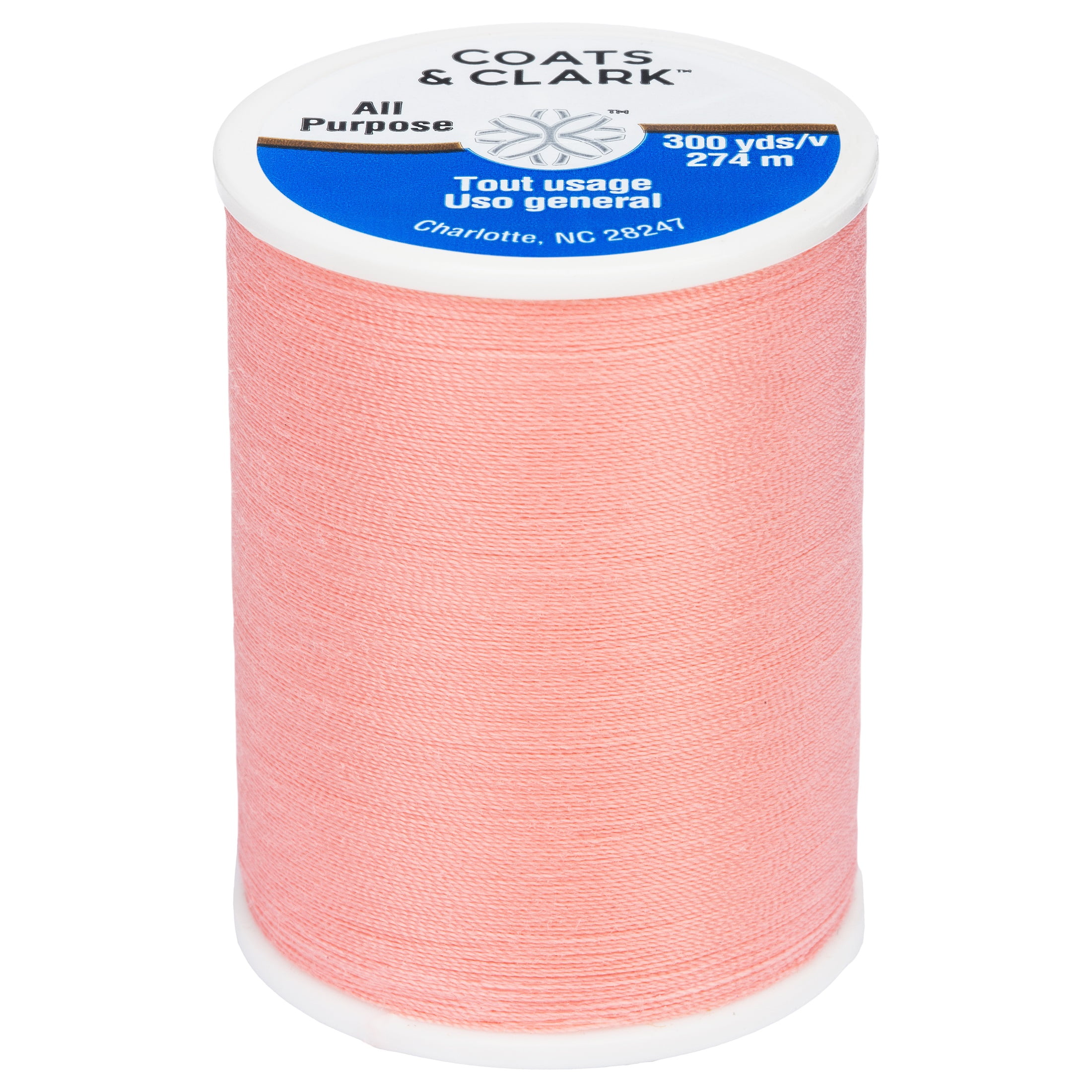Coats & Clark All Purpose Shrimp Polyester Thread, 300 Yards - Walmart.com
