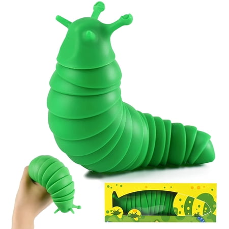 Slug, 3D Printed Articulated Slug Toy, Sensory Toy,Mollusk Worm Squeeze ...
