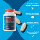 Roman Men's Testosterone Support Supplement with Key Ingredients ...