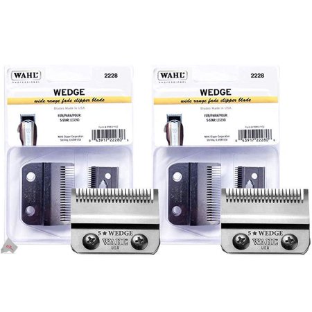 Two Wahl Wedge Wide Range Fade Clipper Blade For 5-Star Legend #2228 ...