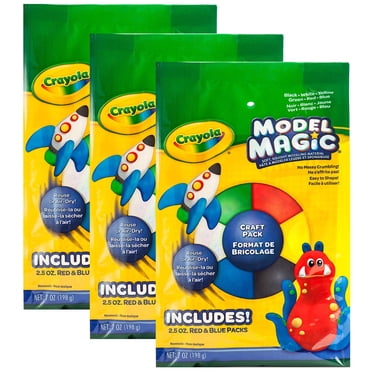 Crayola Model Magic Neon, 2lb, Assorted Moldable Sculpting Variety Pack ...