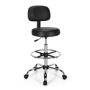 OFM Straton Series Model 119-VAM-DK Armless Swivel Task Chair with ...