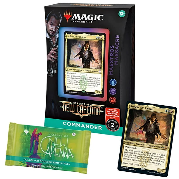 Magic: The Gathering Streets of New Capenna Commander Deck Maestros Massacre + Collector Booster ...