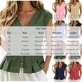 LNWUY Womens V Neck Crop Tank Tops Cap Sleeve Spring Summer Blouse ...