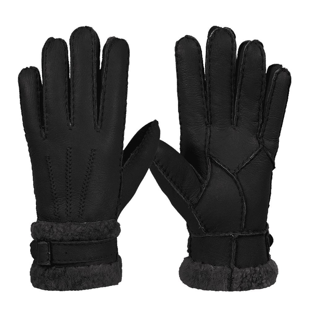 Click here for Mikewe Mens Merino Strong Sheepskin Wool Leather G... prices