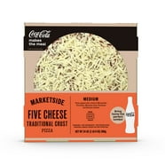 Marketside Artichoke Spinach Tomato Flatbread Pizza, White Garlic Sauce ...