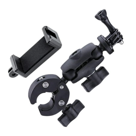Universal Motorcycle Handlebar Camera Mount, Stand Phone Clip Bracket ...