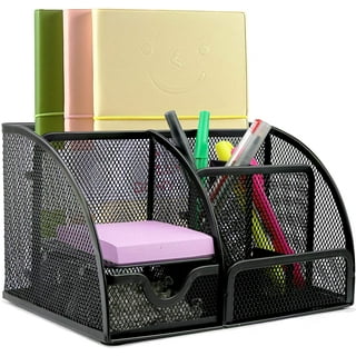 Innovative Storage Designs Desktop Organizer, 10 Compartments, Black ...