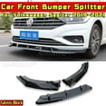 Sagitar Bumper Spoiler Glossy Black-Red Sport Style Front Bumper Guard ...