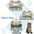 Cat Litter Liners Large, Jumbo Drawstring Extra Durable Pet Cat Pan ...