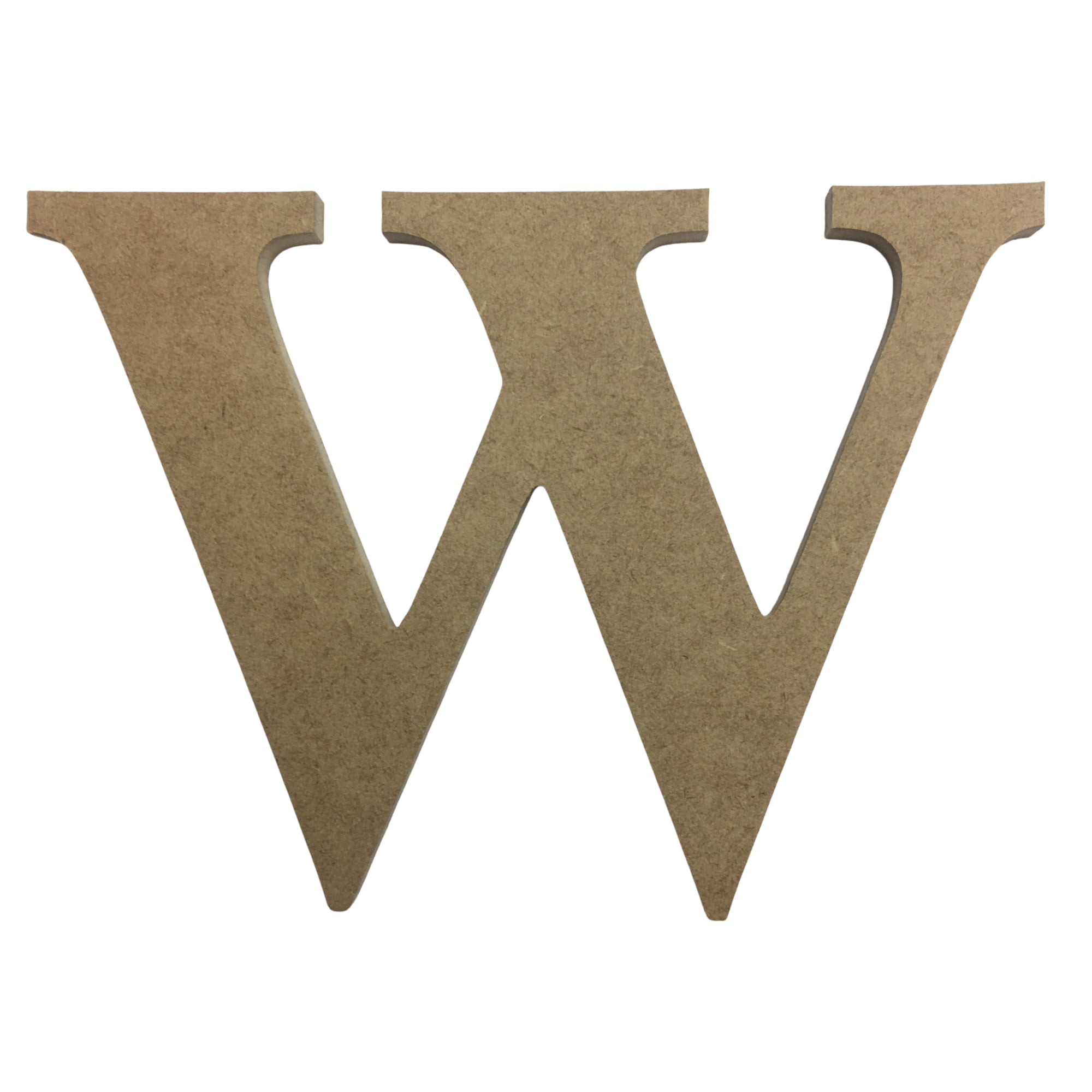 Wooden Letter Unfinished, Times Font, Craft Cutout - Walmart.com