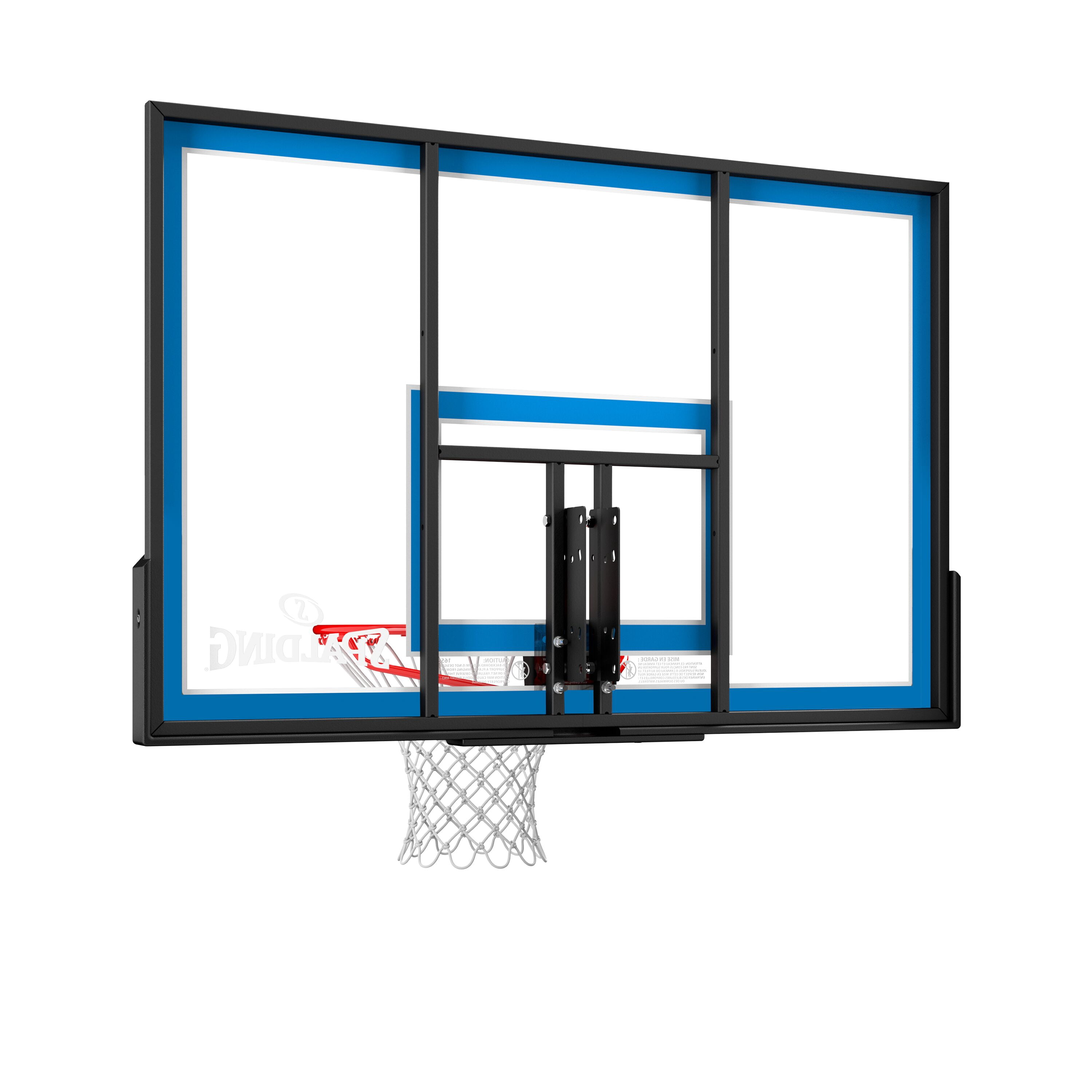 Spalding 48" Shatter-proof Polycarbonate Backboard and Rim Combo ...