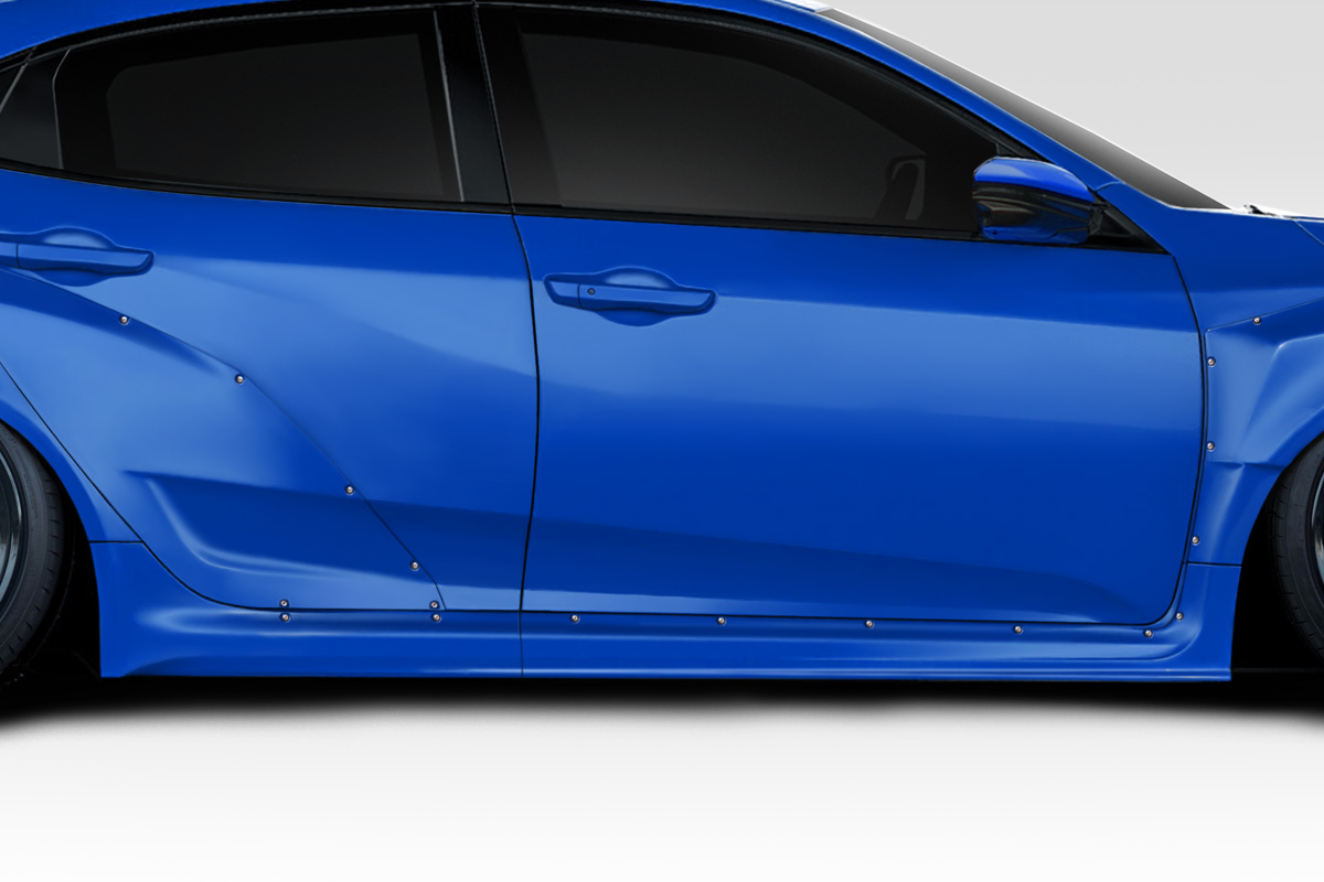 2016-2021 Honda Civic HB Duraflex Speedster Widebody Side Skirt Rocker ...