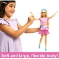 My First Barbie "Malibu" Preschool Doll with Soft Posable Body, Kitten ...