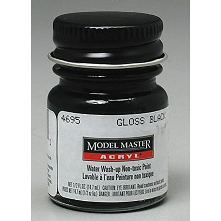Gloss Black Testors Acrylic Plastic Model Paint - Walmart.ca