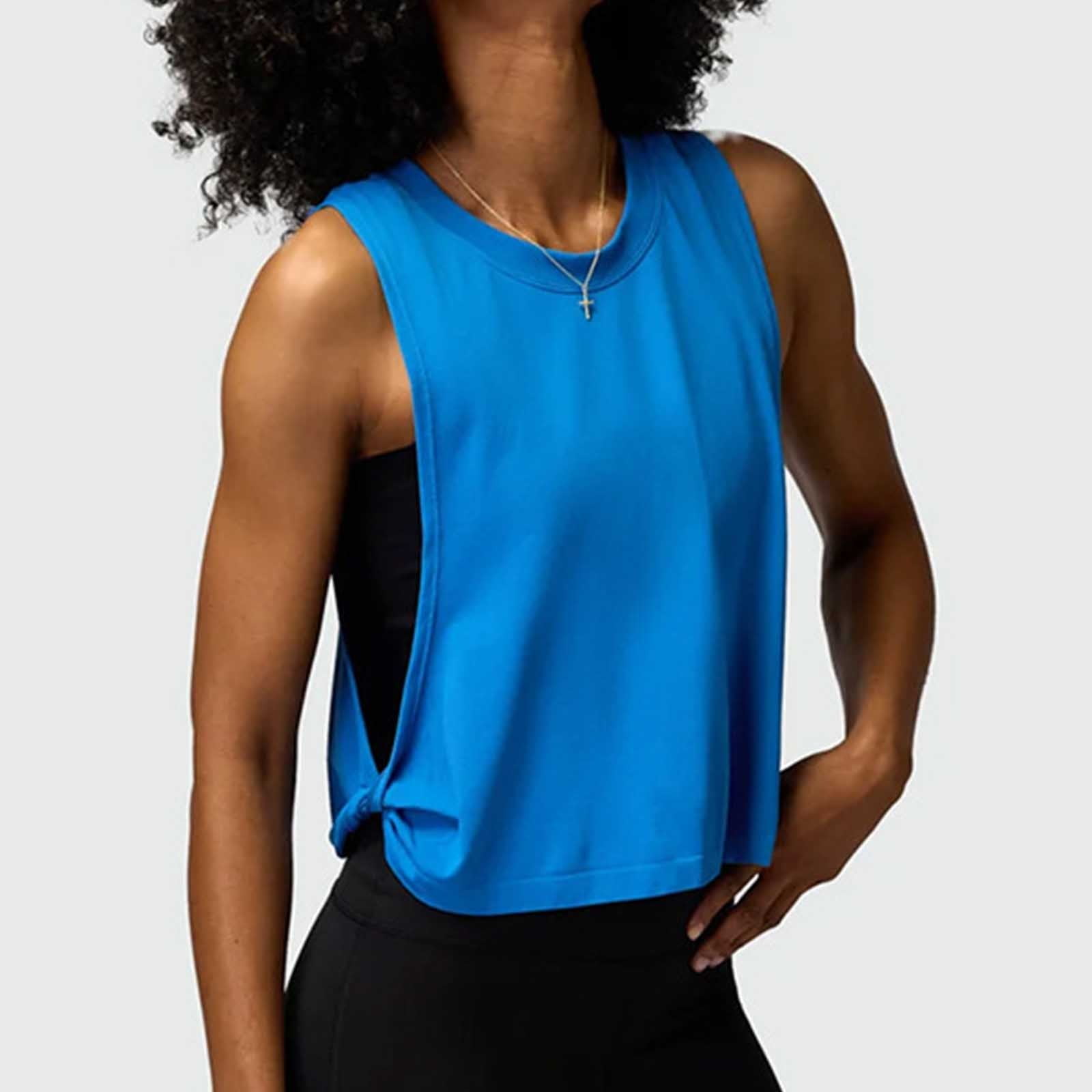 Click here for Asjyhkr Cropped Workout Tank Tops For Women Sleeve... prices