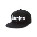 Adjustable Mens Compton Snapback Hat - Embroidered Old English LA, Flat ...