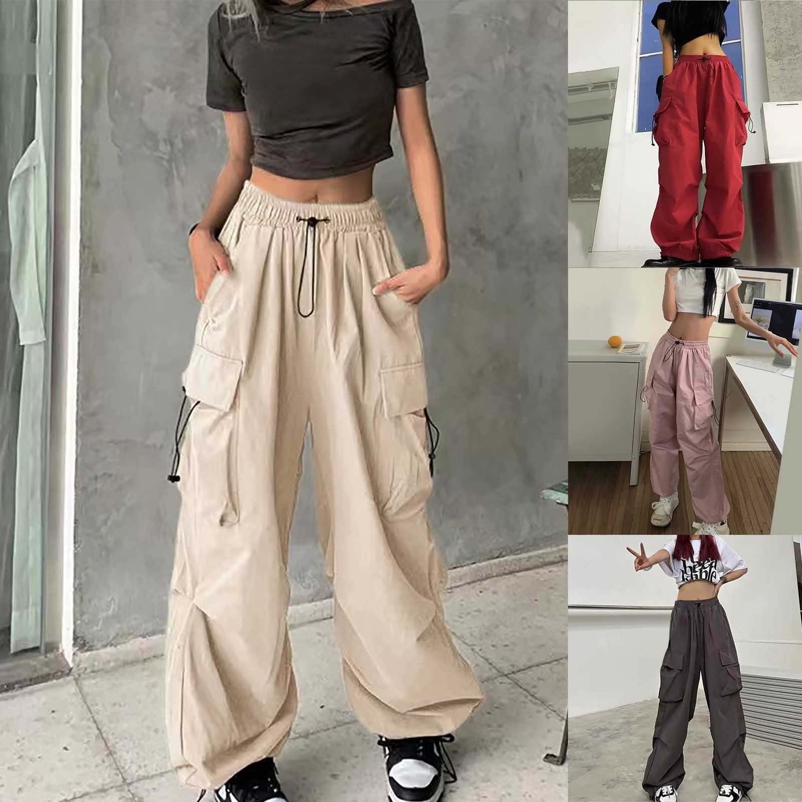 Click here for Cflvaek Womens High Waisted Cargo Pants Baggy Y2k... prices