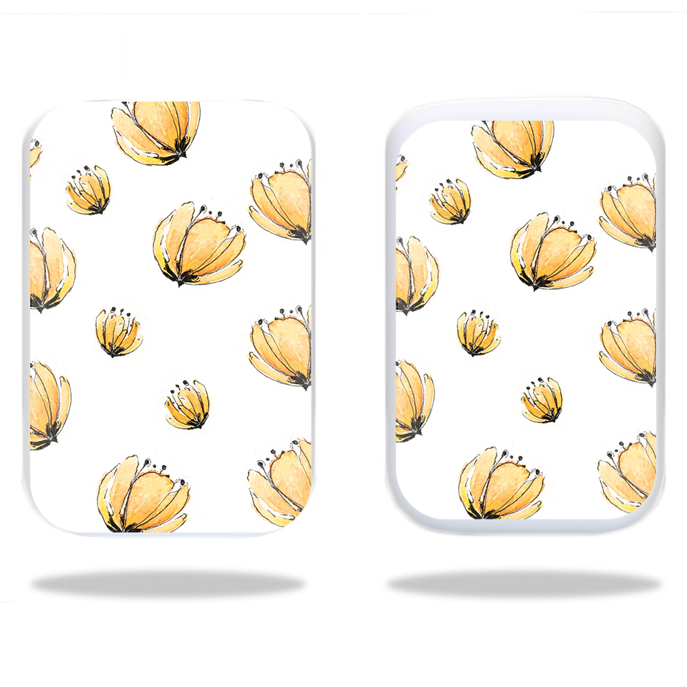 Skin Decal Wrap Compatible With HP Sprocket Sticker Design Yellow Poppy ...