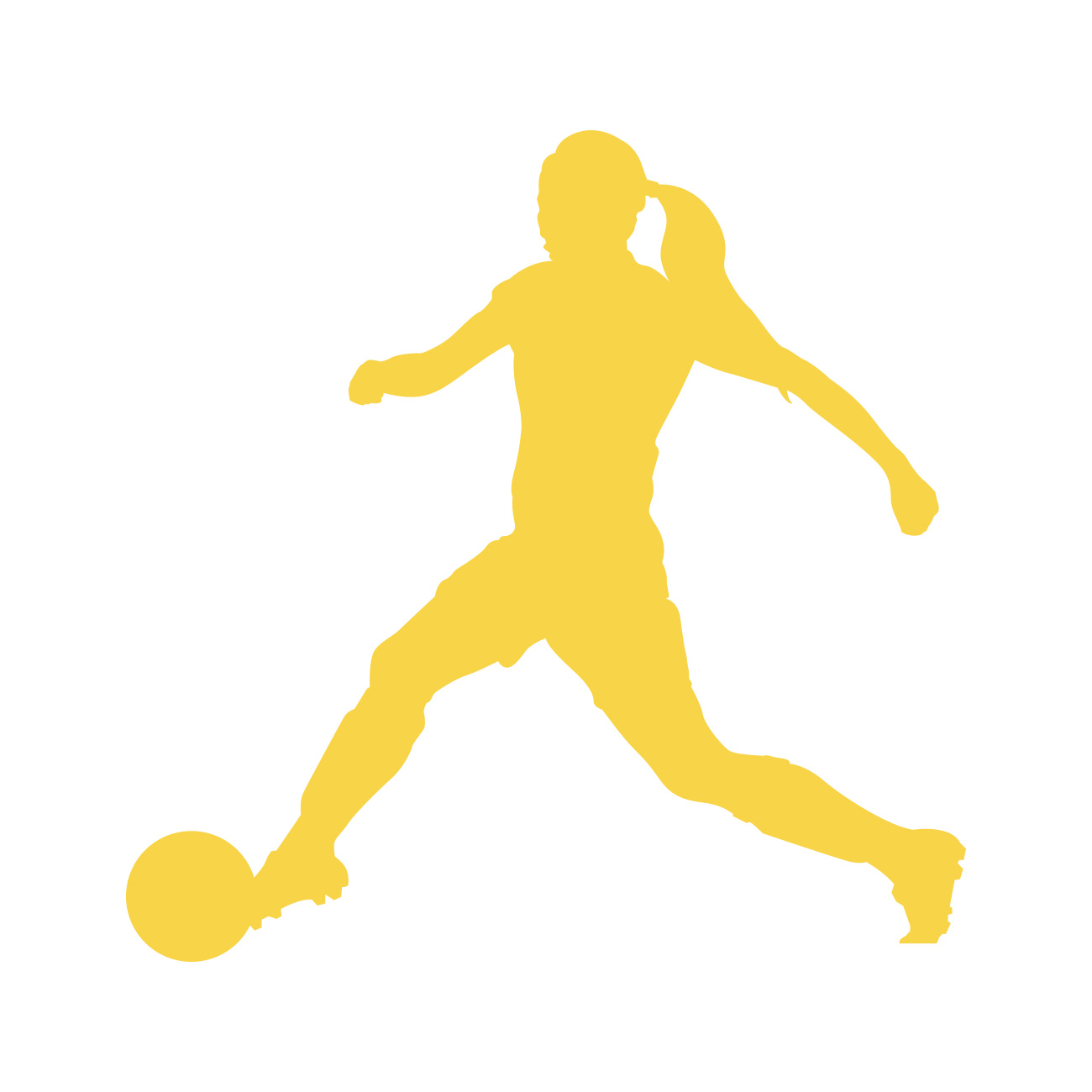 Womens Soccer Sticker Decal Die Cut - Self Adhesive Vinyl ...