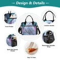 ALAZA Snow Owl at Night Print Cooler Lunch Bag Insulated Reusable Lunch ...